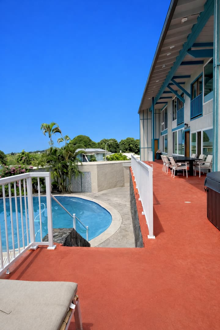 Oceanview Hawaii Style House Pool & Spa 6br - Kailua-Kona, HI