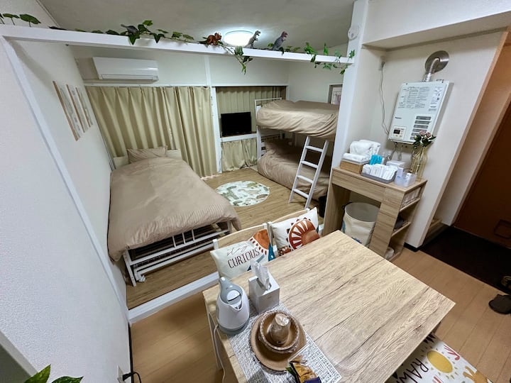 福井駅徒歩10分、4名宿泊・駐車2台可！スーパーまで3分！リーズナブルに便利なマンションステイを - Fukui