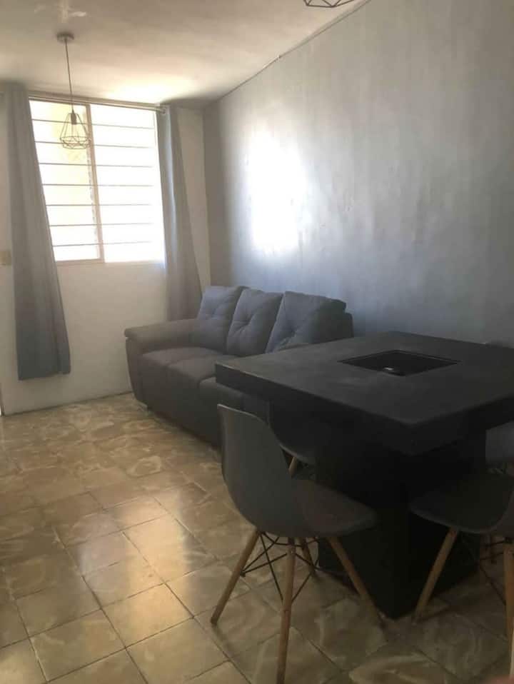 Departamento Céntrico Para Hasta 6 Personas - メキシコ グアダルーペ