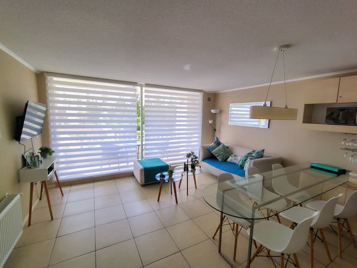 Hermoso Departamento En Laguna Bahía, Algarrobo - Algarrobo