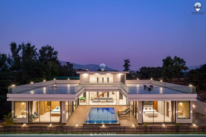 4bhk Sundowner Villa With Turf By Jalanta Stays - Lonavla