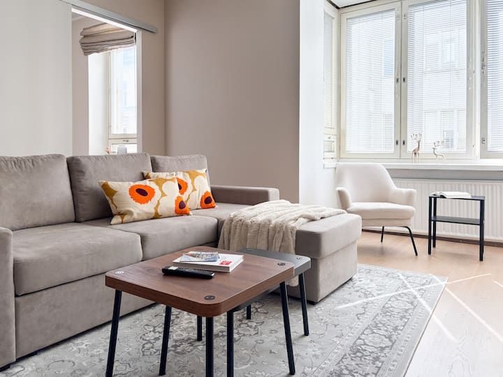 Tilava Kaksio Kävelykadulla, Aivan Keskustassa - Helsinki