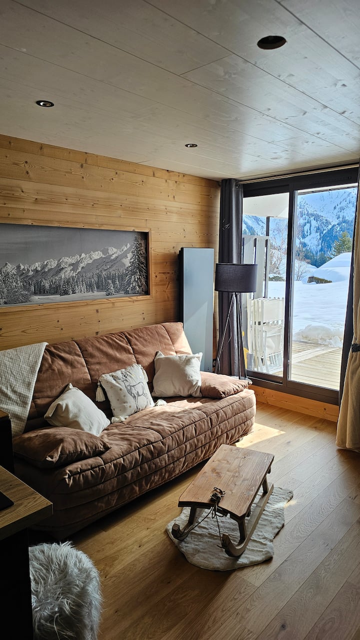 Cosy "L'ange Du Charvin" Terrasse Plein Sud - Manigod