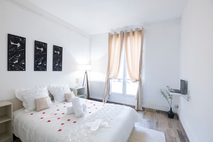 Elegant Luxury Flat Near Paris Ideal For 1–4guests - Clichy
