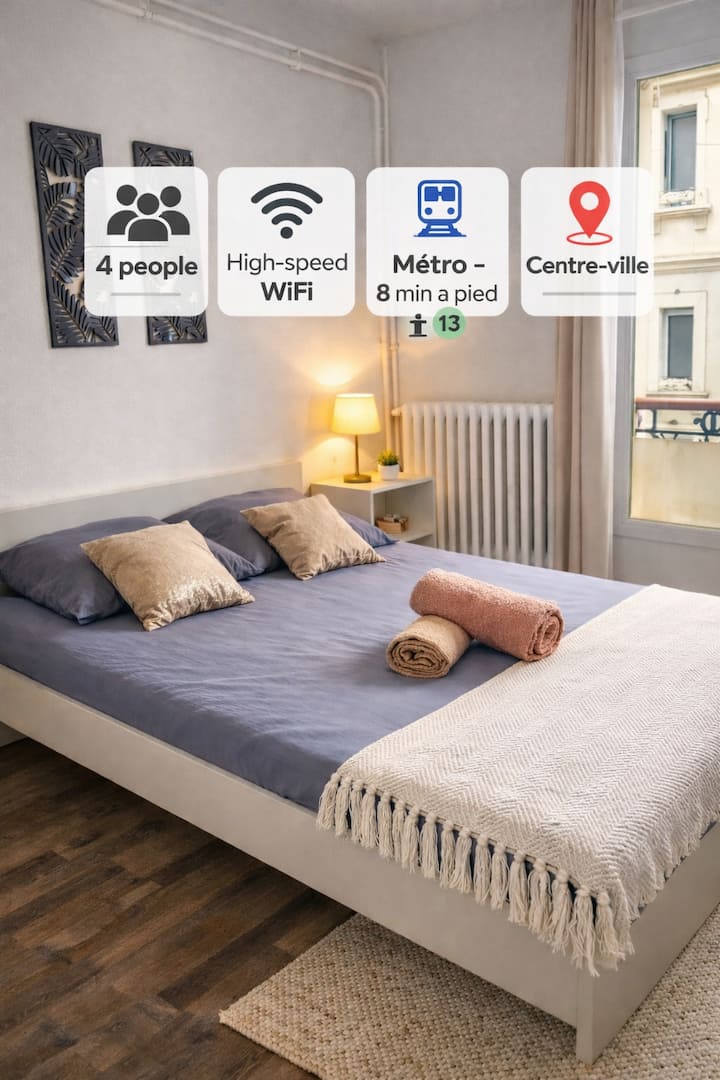 Luxury & Bright – Near Paris – 4 Guests - ibis budget Paris Clichy Mairie