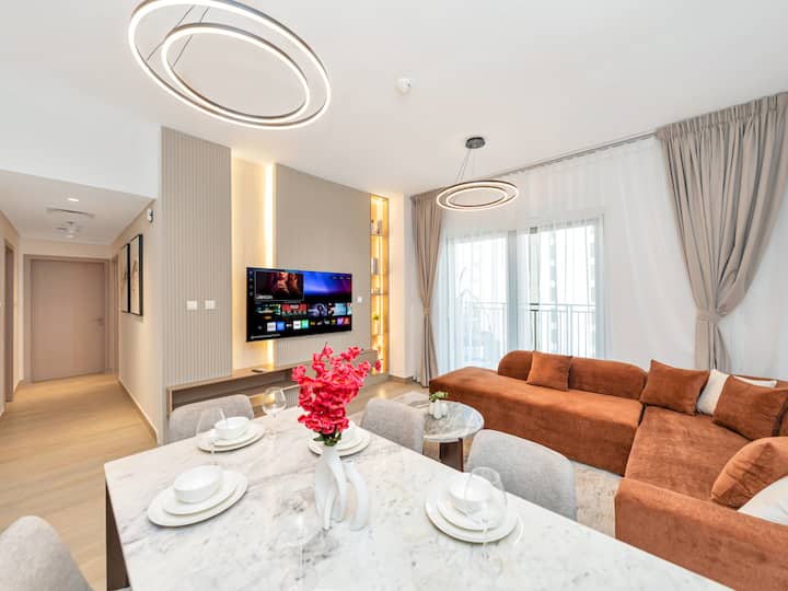 Elite Nest | Lux 2br-gym-pool | Water's Edge | Yas - Aéroport d'Abou Dabi (AUH)