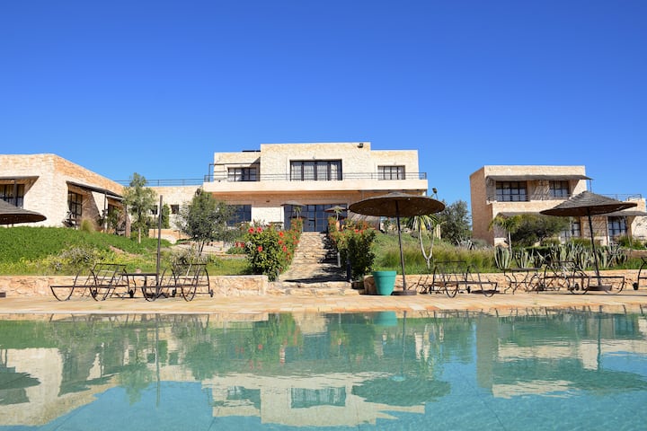 Villa Tassourt Lodge - Piscine & Hammam - Essaouira