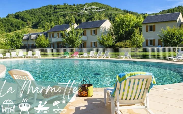 La Marmotte - Piscines, Vacances & Nature - Saint-Geniez-d'Olt