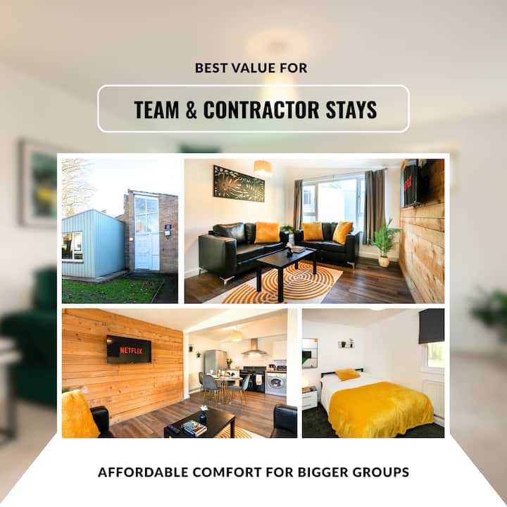 Spacious 6-bdr House | Contractors | Groups | Wifi - Sheffield