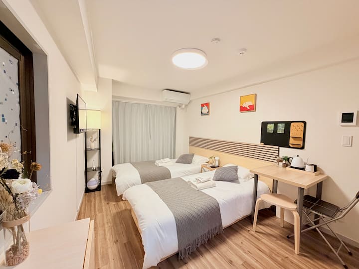 S203室｜羽田・品川直通｜立会川駅徒歩3分・商店街近隣｜長期滞在歓迎｜near Haneda - Tokyo