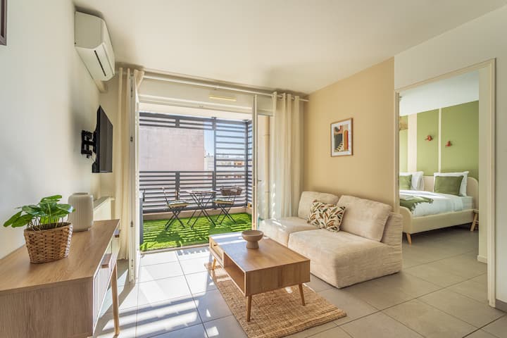 La Clé : Terrasse & Parking Privé – Toulon Centre - Toulon