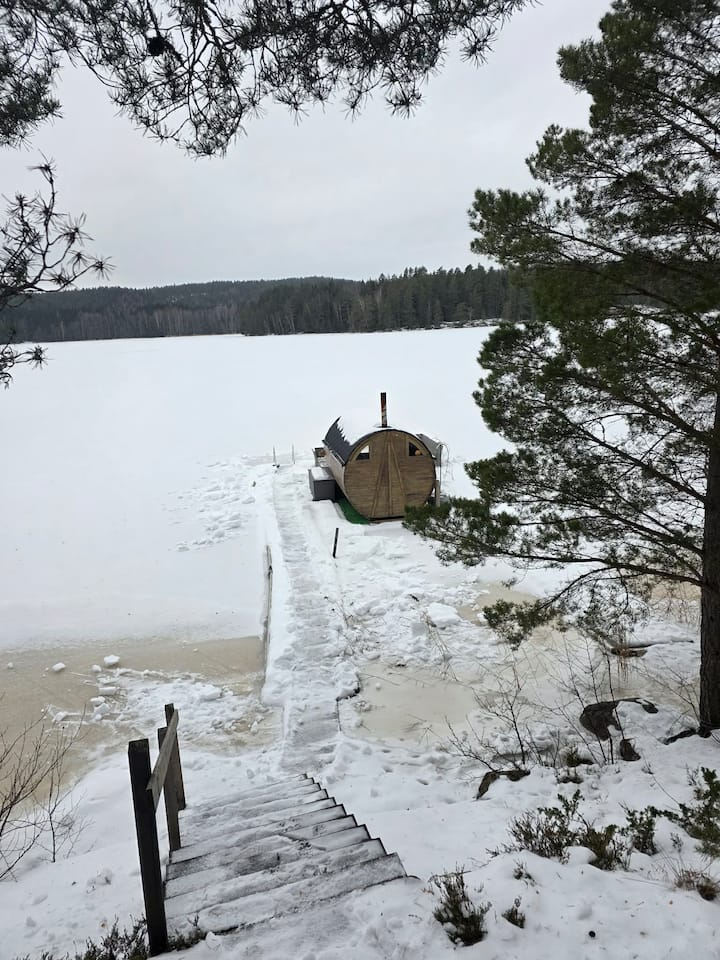 Fiskevik,sjötomt,bastu. Närhet Skidanläggningen - Arvika