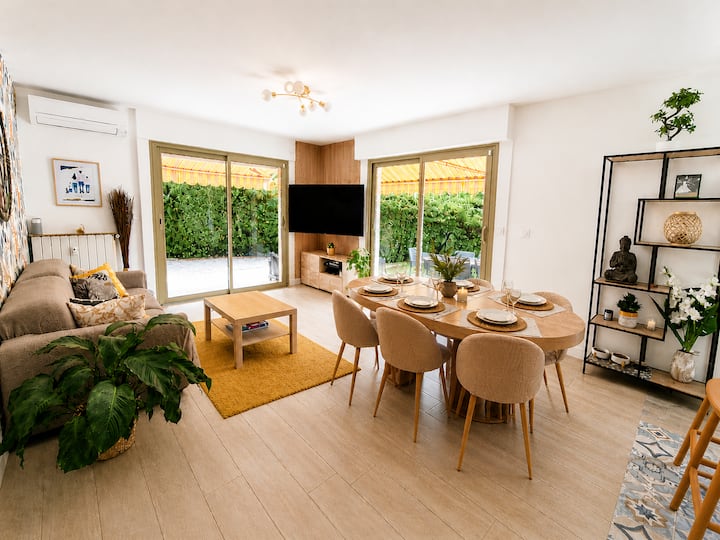 Havre De Paix à Nice Cimiez : Spacieux T4 + Jardin - Nice