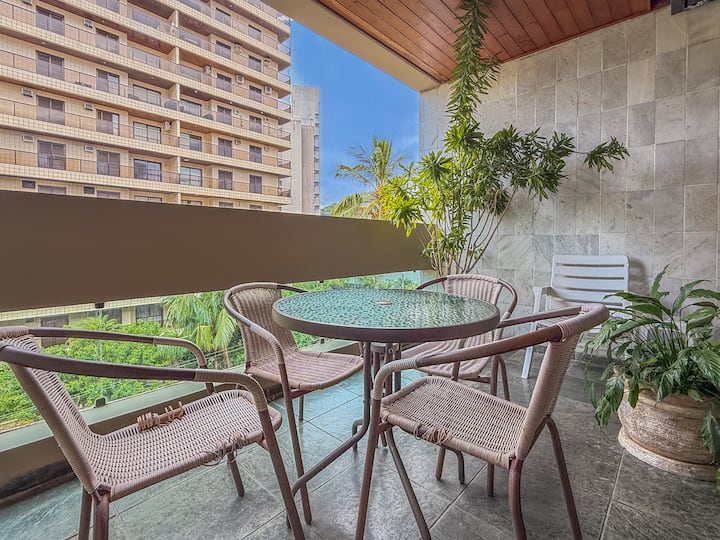 Wi-fi | Enseada | Ac | Beach Service | Balcony - Brazilië