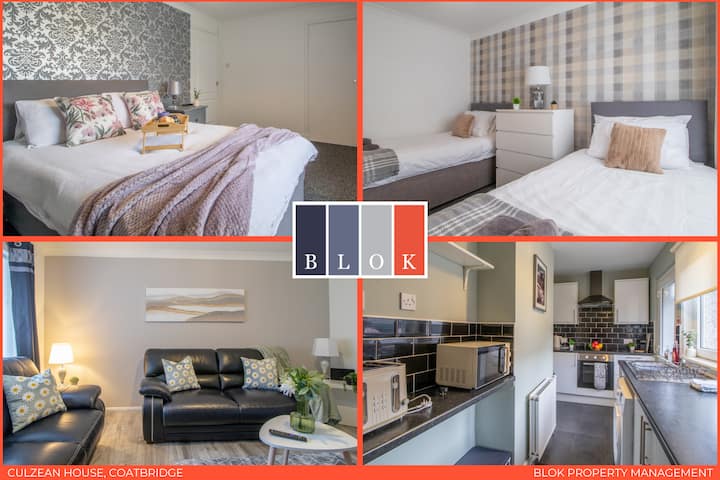 Culzean House - 2 Bedrooms In Coatbridge - Sandy Beach - Strathclyde Park