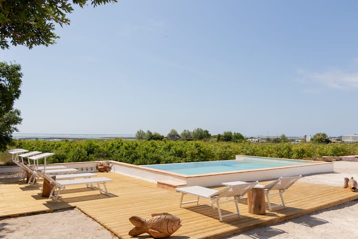 Villa Arco Da Barra 8p-10p No Coração Ria Formosa - Algarve