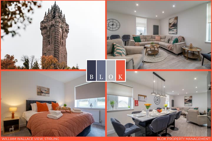 William Wallace View - 5 Bedroom House Near Castle - Stirling