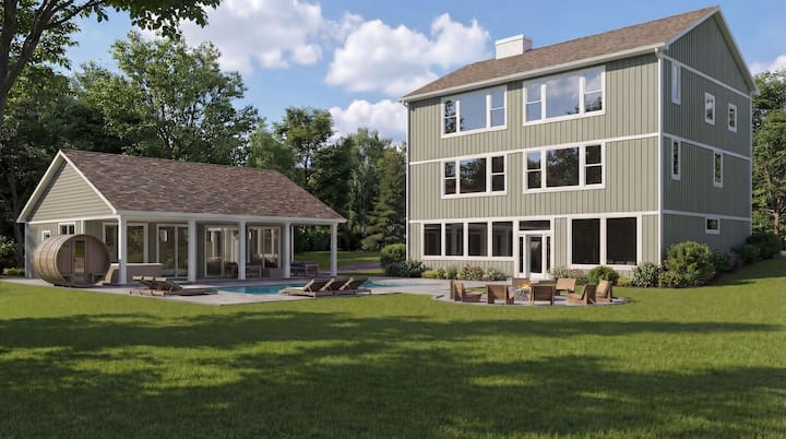 Blueberry Grand Retreat. Pool/hot Tub/theatre - Fennville, MI