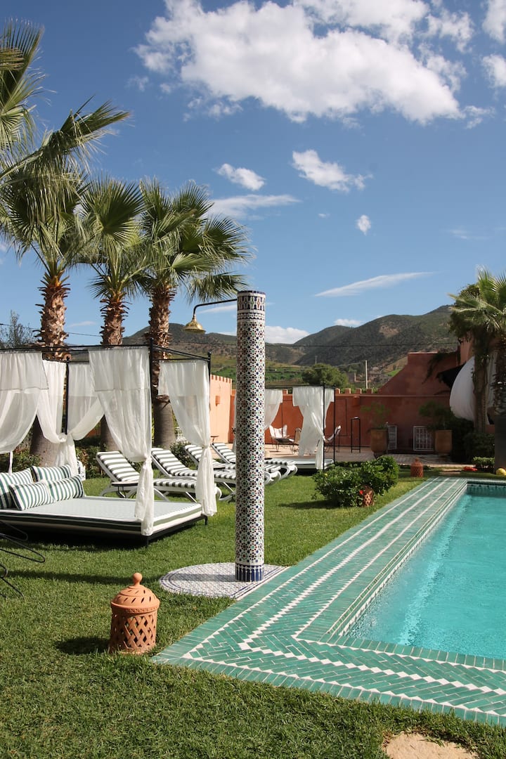 Villa Du Cèdre – Piscine, Hammam & Personnel - Ourika