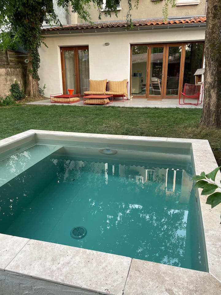 Appartement Familiale Avec Jardin Et Piscine - Cestas
