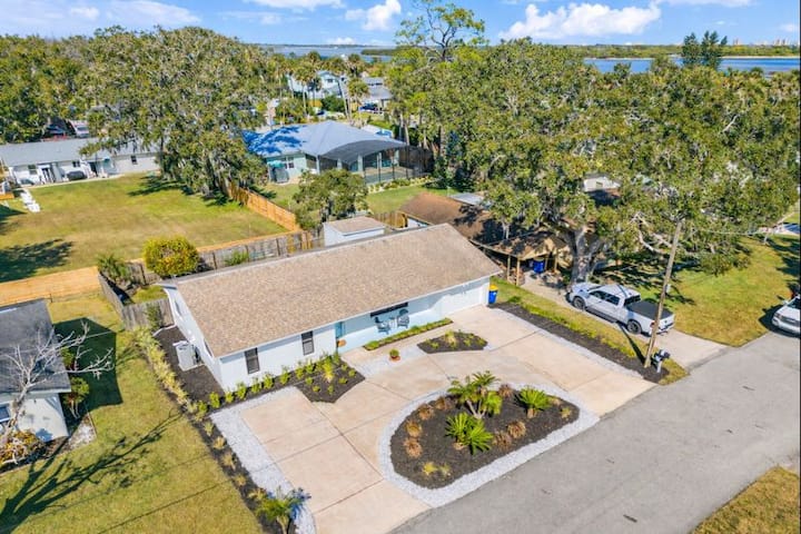 Blue Door River House | Fenced Yard & Pet Friendly - New Smyrna Beach, FL