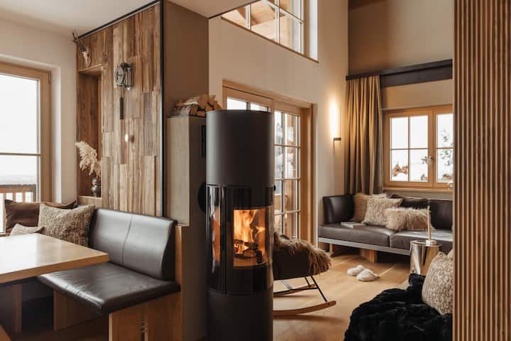 Royal Mountain Lodge - Traumhaftes Chalet Für 10 - Avusturya