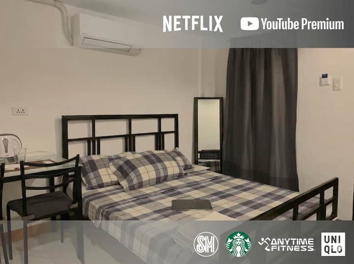 Studio 1: Near Sm Jmall, Queen Bed, Clean & Cozy - Mandaue City