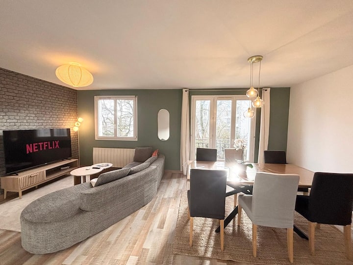 Le Robespierre | Chic & Chaleureux | 5min Gare - Reims