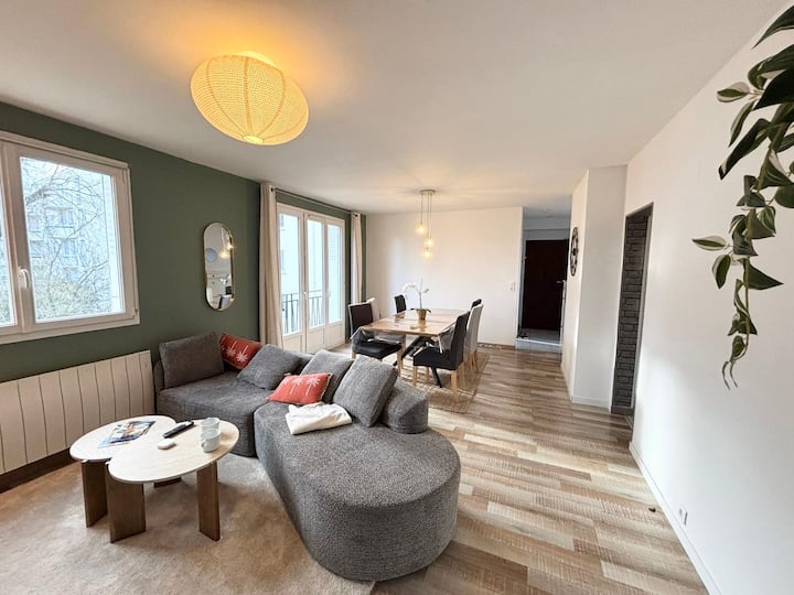 Le Robespierre | Chic & Chaleureux | 5min Gare - Reims