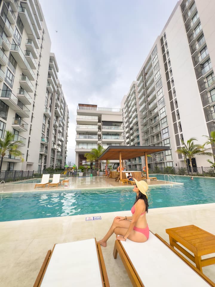 Lujosa Suite+piscinas+playas+wifi+tv55'+gim+office - Kolumbien