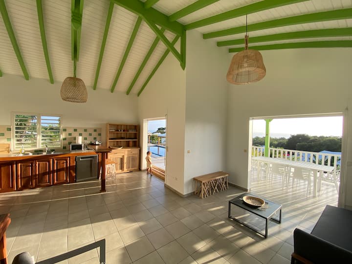 Villa Piscine Vue Mer - Marie-Galante