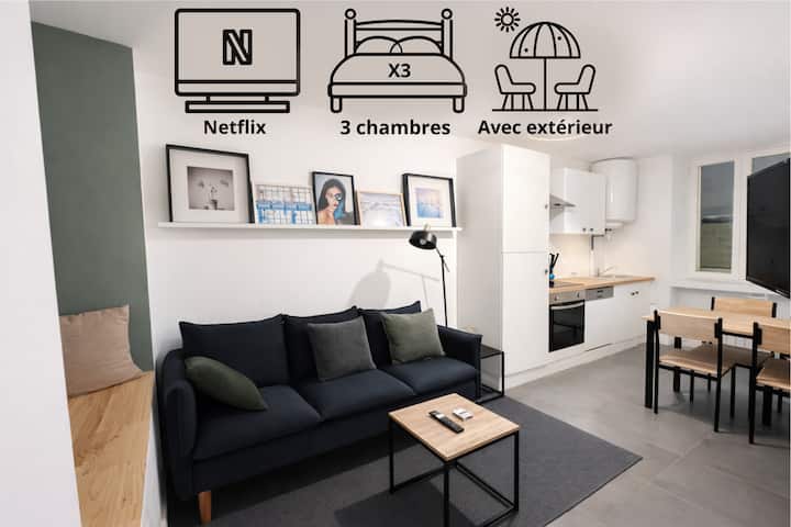 T4 Cosy Au Calme Centre - Firminy