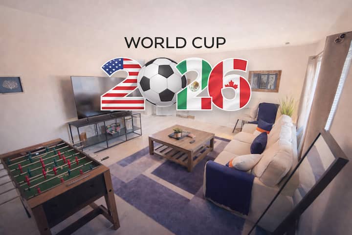 World Cup Vibes – Modern Retreat W/ Games - Miami