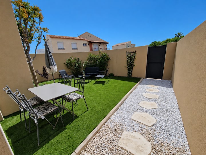 T2 Neuf Avec Jardin – Arena à Pied – Plages - Carnon