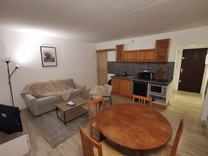 T2 Cosy 4 Personnes- Vue Montagne - Le Seignus Bas - Lac d'Allos