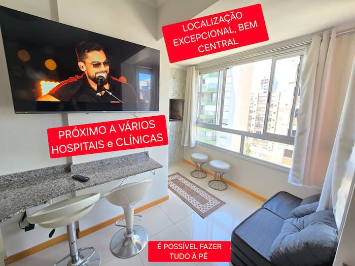 Studio Completo + Centro + Próx. Hospitais + Vaga - Passo Fundo