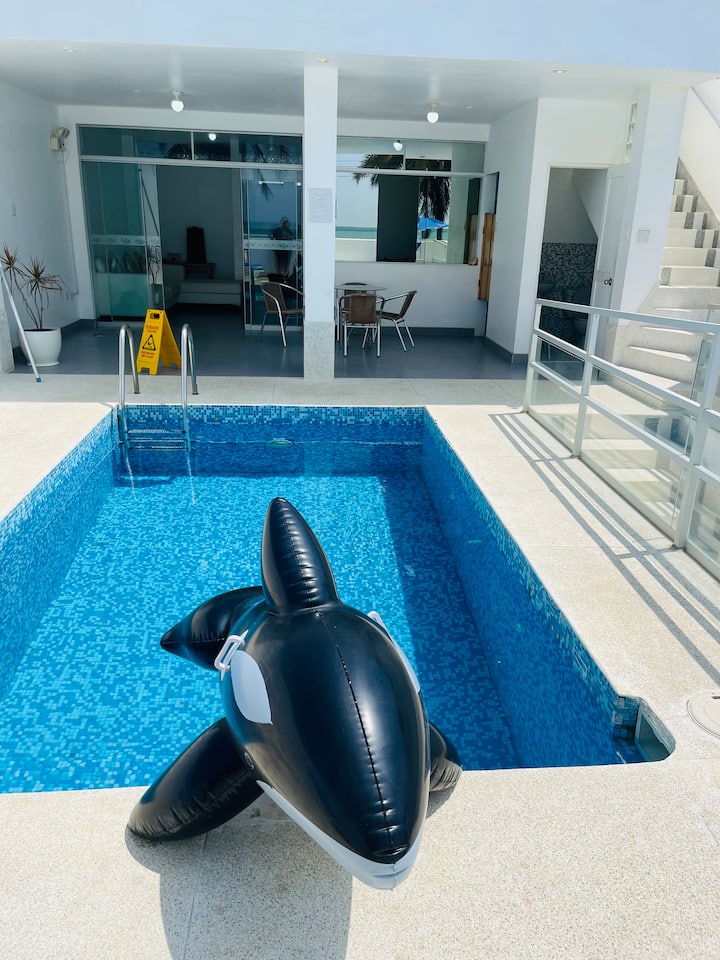 Casa De Playa Madona Del Mar Piso 4 2per - Tumbes