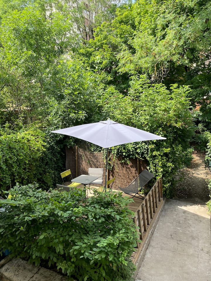 Lovely, Quiet Apartment With Garden 5 Minutes From The Station. - Dijon