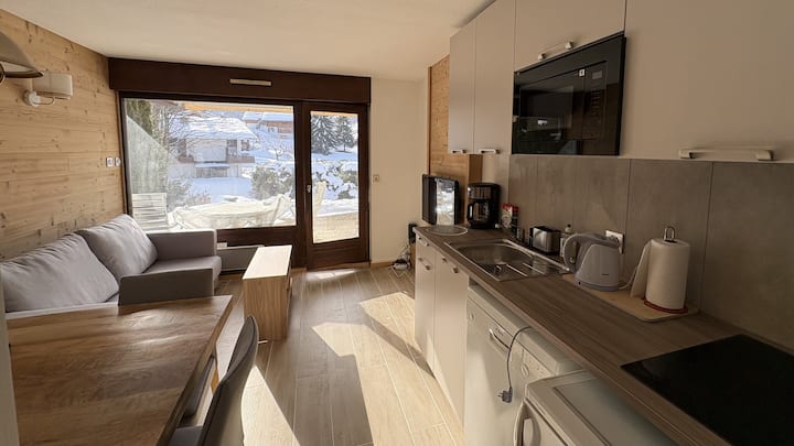 Appartement Rénové Avec Terrasse, 4 Pers. - Clusaz