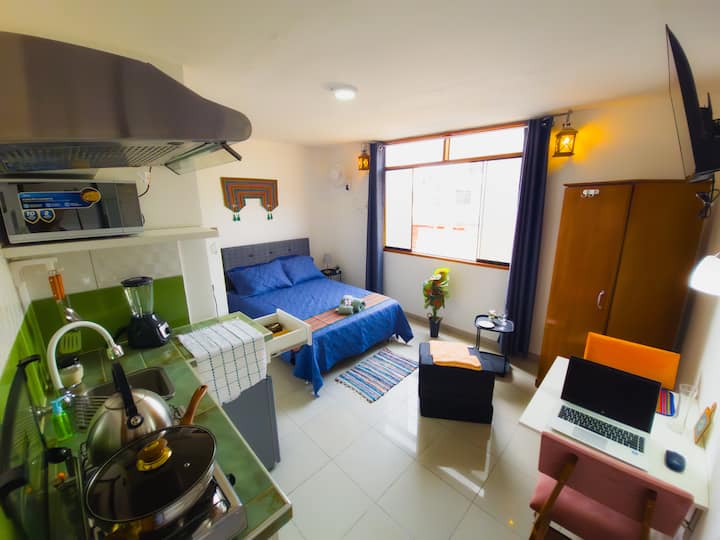 Estudio Con Cocina A 10' De Plaza San Miguel - Peru