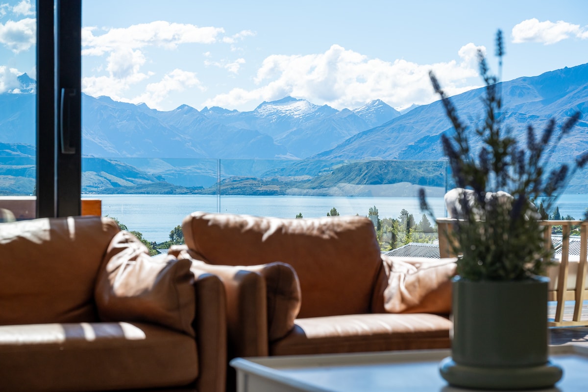 Blick auf den See auf der Water Lily - Häuser zur Miete in Wanaka ...