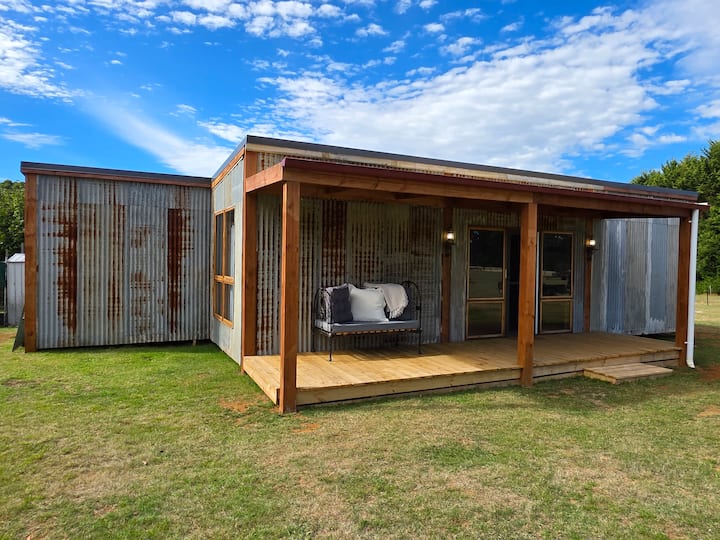 The Rusty Tin Cottage, At Longshed Gardens. - Kinglake