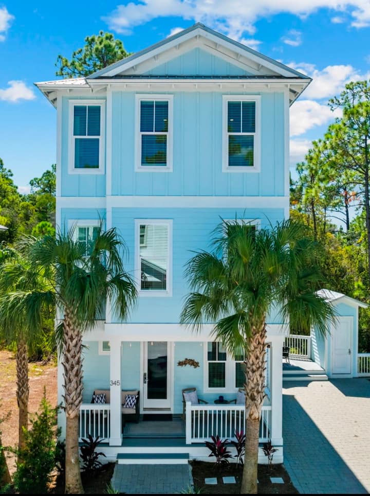 Turquoise Turtle 30a Seacrest Fl Pool, Beach Tram - Rosemary Beach, FL