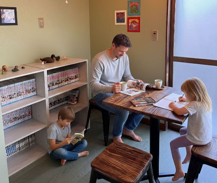 New Open【一棟貸切】富士宮駅徒歩7分｜最大5名｜日本文化体験｜浅間大社近く｜キッズスペース有 - Fujinomiya