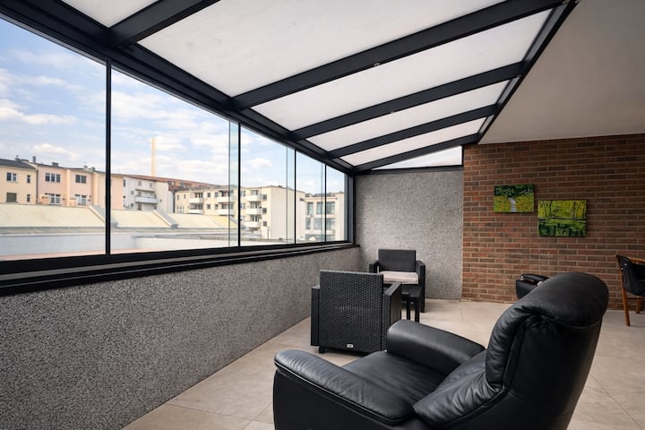 City-oase Mit Wintergarten | 2 Geh-minuten Zum Hbf - Duisbourg