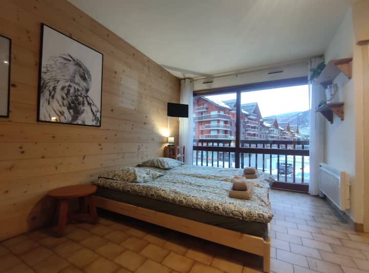 Studio Briançon, Pistes Et Cité Vauban à Pied - Chantemerle