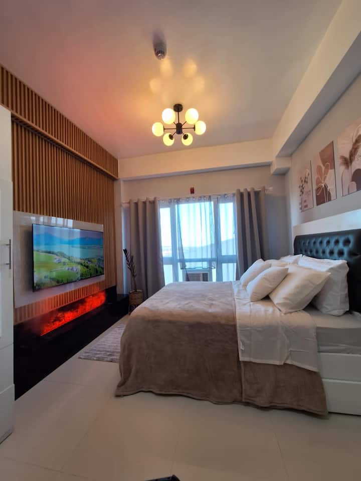 Aesthetic 1br Condo W/netflix & Pool, Wfh - Dagupan