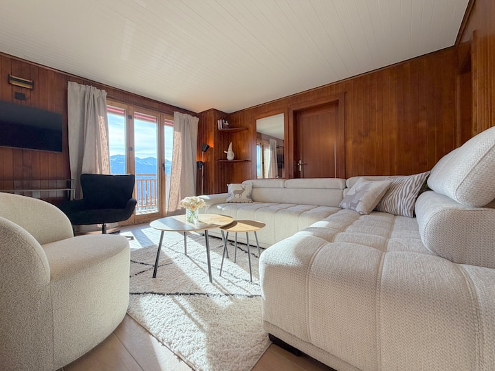 Chalet Complet Avec Vue Magnifique Sur Les Alpes ! - Crans-Montana