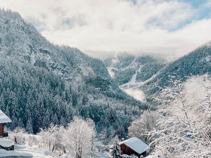 Tranquil Apartment, South-facing View Of La Clusaz - Saint-Jean-de-Sixt
