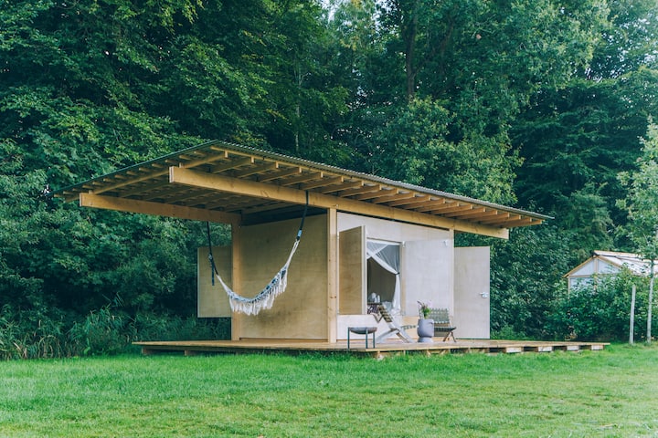 Het Bos Roept! Trekkershut Ninja - Texel